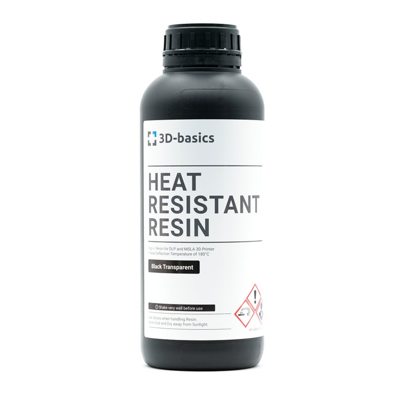 Heat Resistant Resin | Black Transparent - 1kg | Black Transparent ...