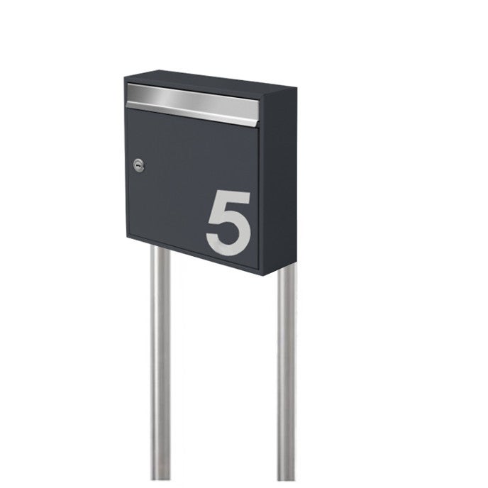 Standbriefkasten Mit Hausnummer