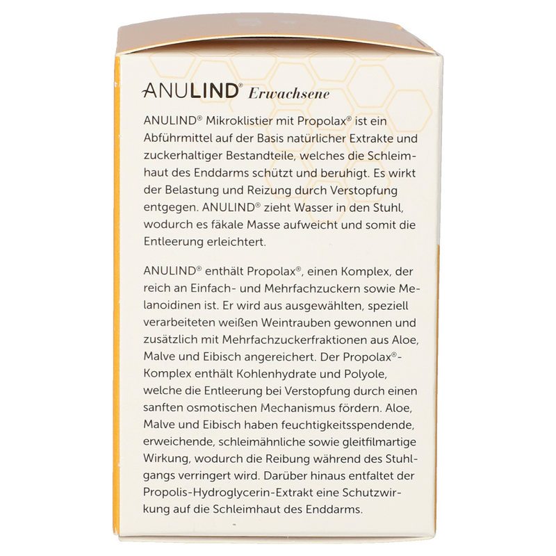 Anulind® Micro Enema with Propolax® for Adults | 6 x 10 g | 20202438