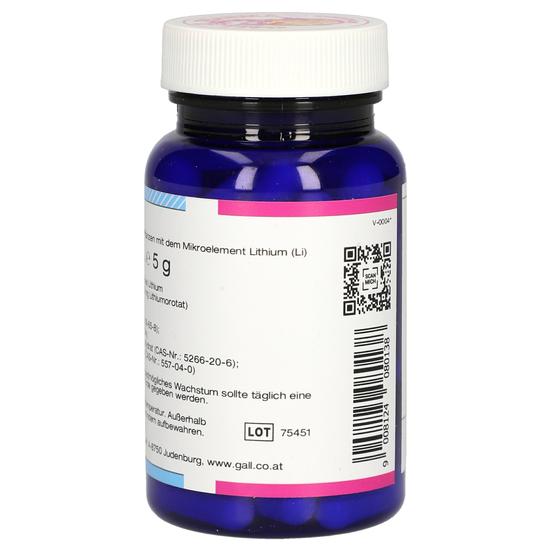 Buy Lithium 1 mg | Pure Lithium by Gall Pharma
