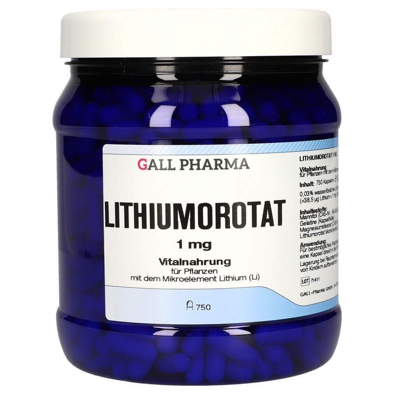 Buy Lithium 1 mg | Pure Lithium by Gall Pharma