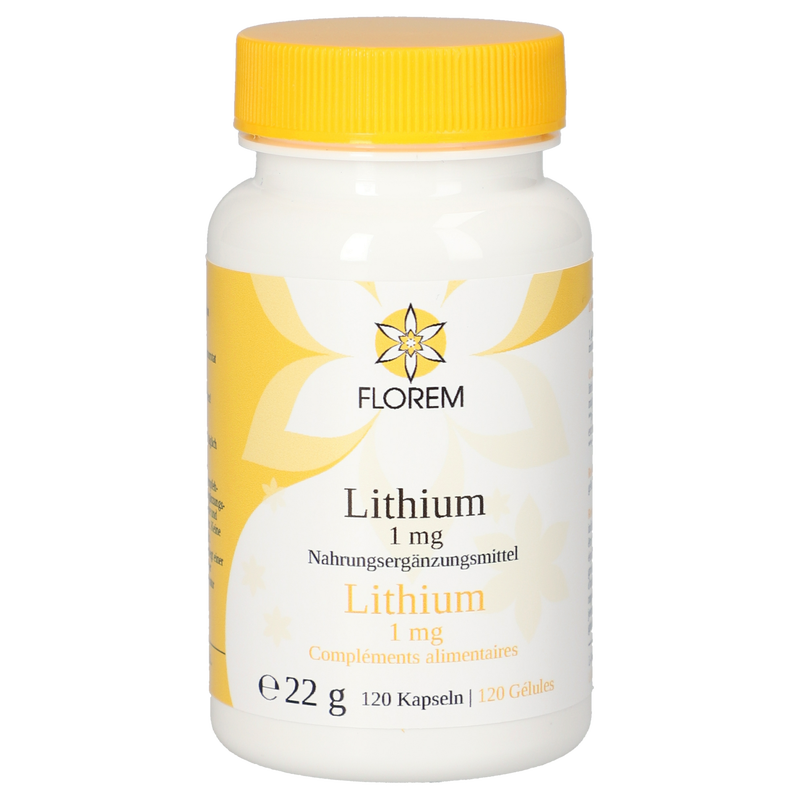 Lithium 1 mg Gélules | 120 gél. | LK1099G
